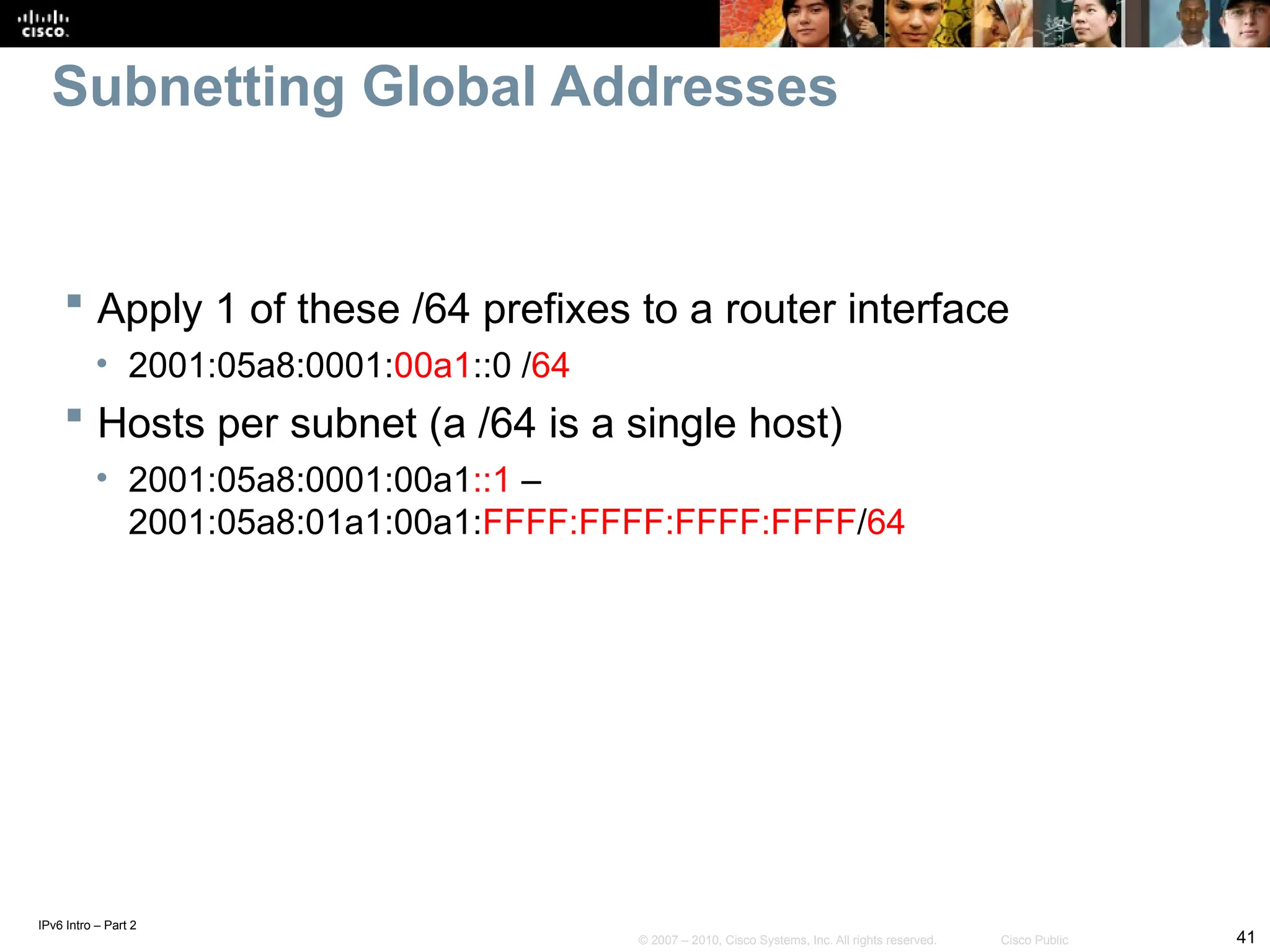 IPv6 address types pART2 IPv6 address types pART2 | PPT