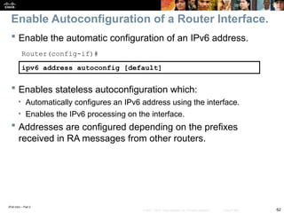 IPv6 address types pART2 IPv6 address types pART2 | PPTX