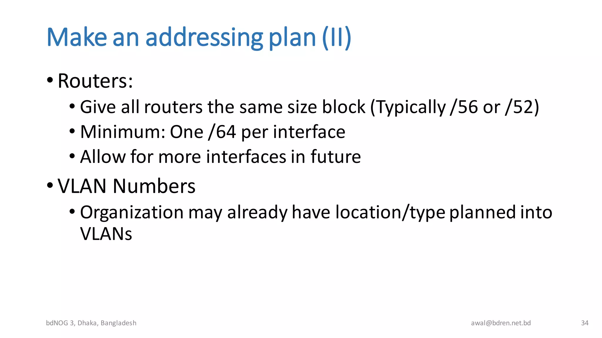 IPv6 Address and Deployment Planning | PDF