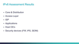 IPv6-strategic-planning-framework | PPT