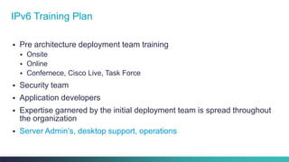 IPv6-strategic-planning-framework | PPT