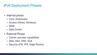 IPv6-strategic-planning-framework | PPT