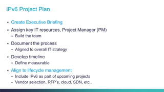 IPv6-strategic-planning-framework | PPT