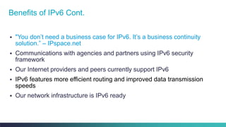 IPv6-strategic-planning-framework | PPT