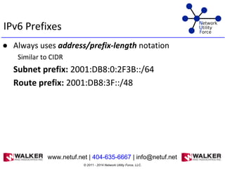 IPv6 Technical Overview: Address Architecture, DHCPv6 and DNS | PPT