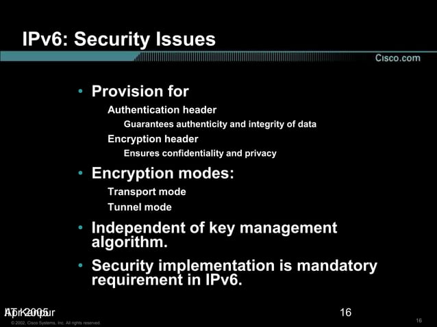 Ipv6 The Next Generation Protocol Pptx Computer Networking Computing