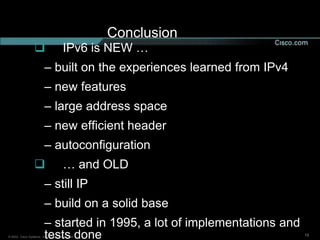Ipv6 the next generation protocol | PPTX