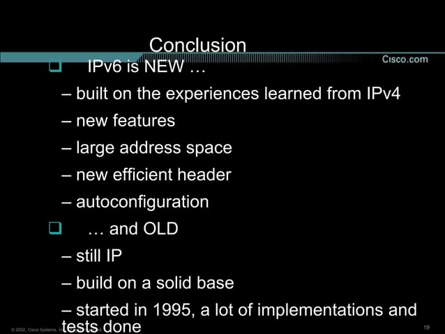 Ipv6 The Next Generation Protocol Pptx Computer Networking Computing