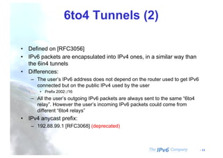 IPv6 Transition & Deployment, including IPv6-only in cellular and ...