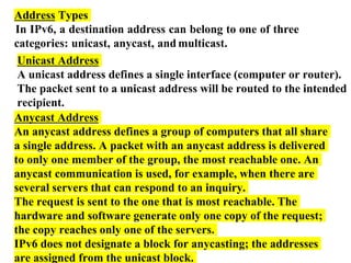 IPV6 EXPLANATION BY FOROUZANN DATA COMMUNICATION | PPT