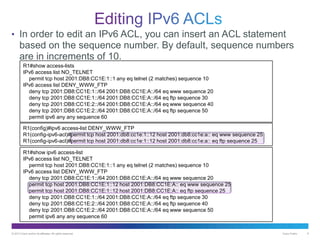 IPv6 ACL | PPT