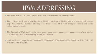 IPv6 address | PPTX