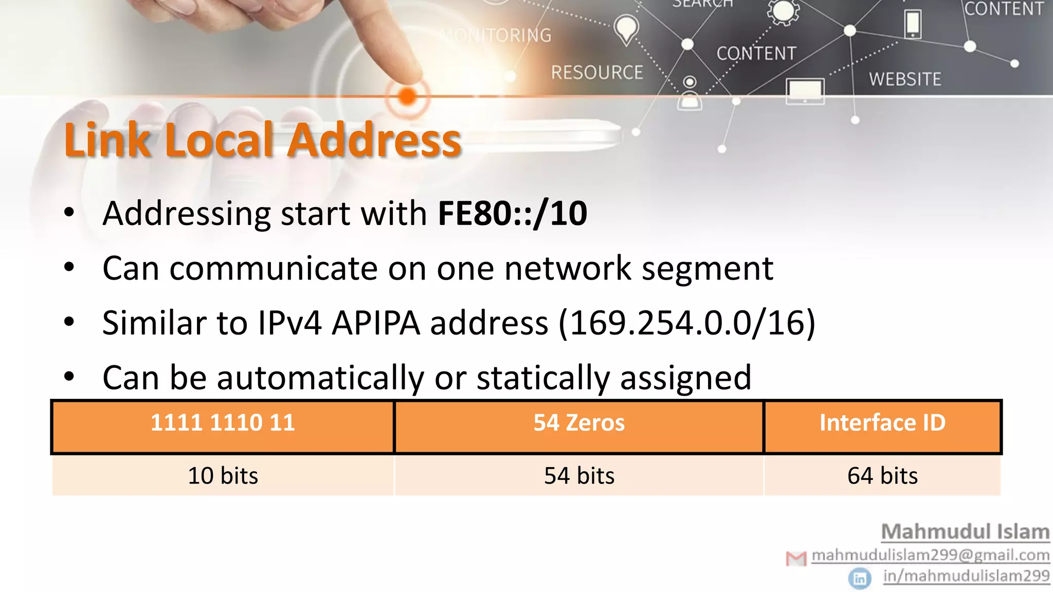 IPv6 address Details | PPT