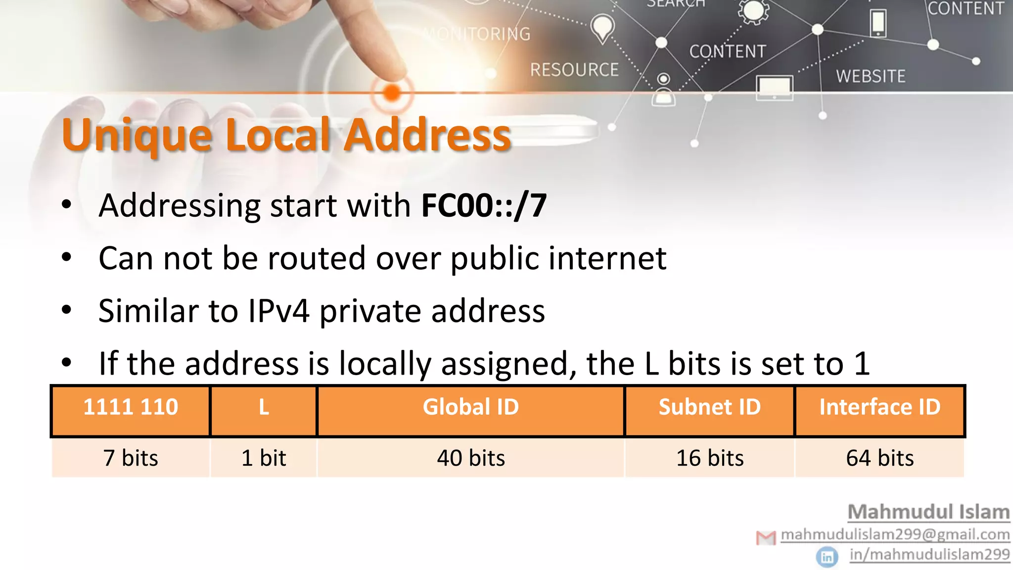IPv6 address Details | PPT