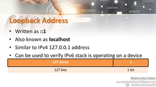 IPv6 address Details | PPT
