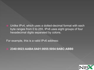IPv6 Address Format | PPTX
