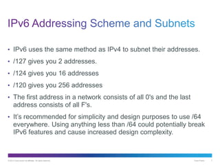 I pv6 addressing | PPT