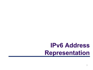 ipv6 addressing.pptx
