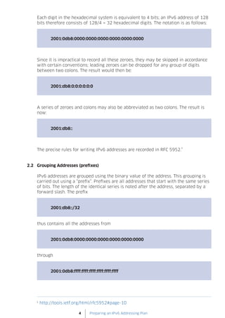 Preparing an IPv6 Addressing Planl | PDF