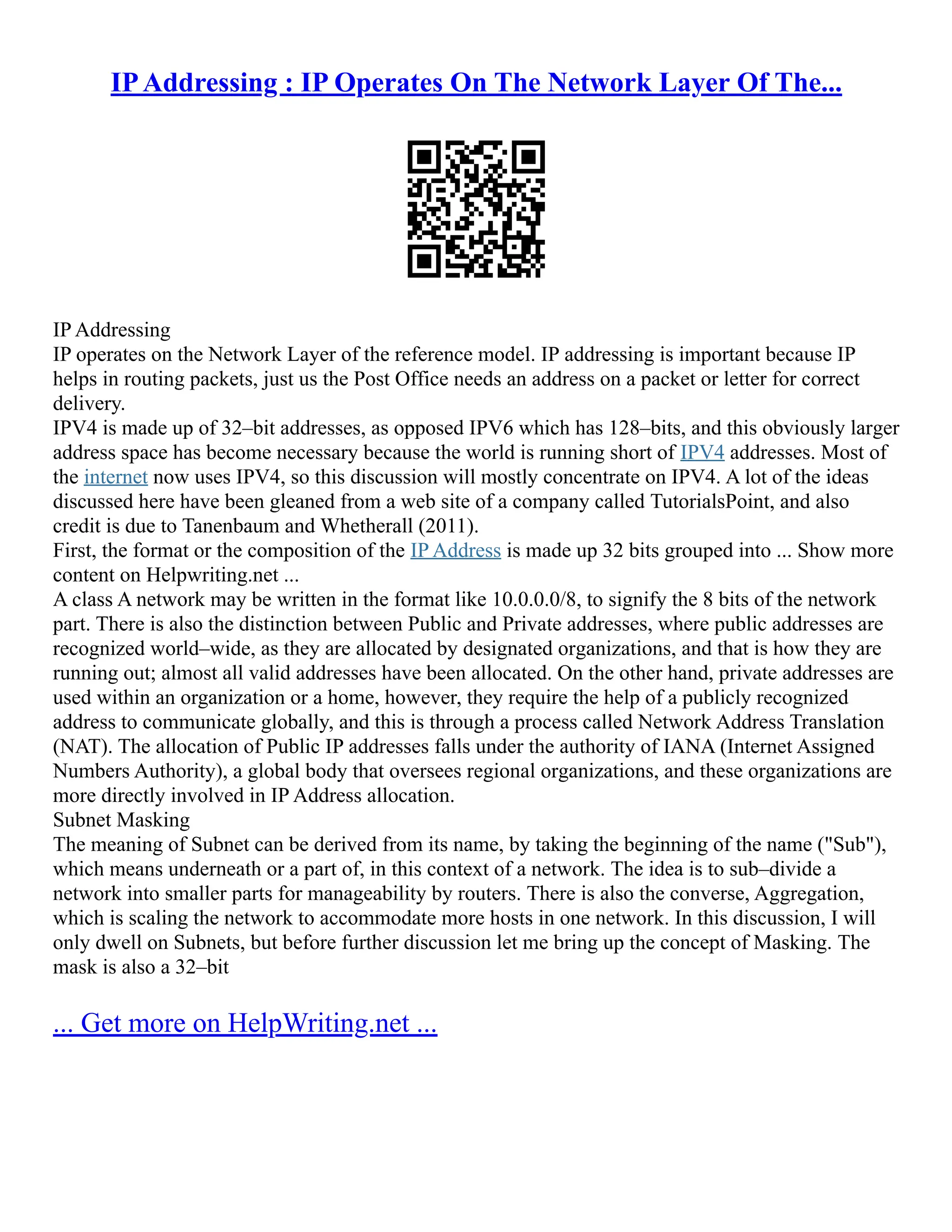 Ipv6 Advantages And Disadvantages | PDF