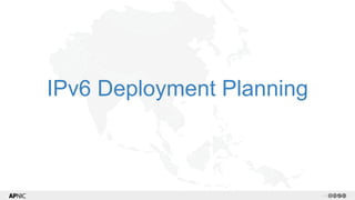 IDNIC OPM 2023: IPv6 deployment planning and security considerations | PPT