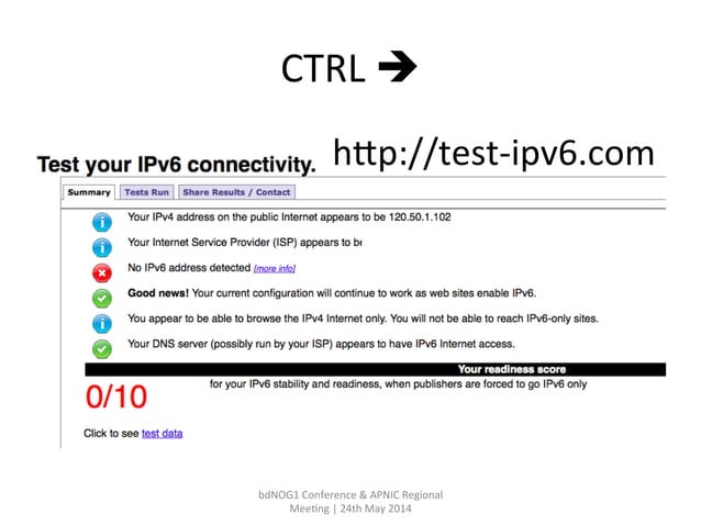 IPv6 deployment status in Bangladesh | PPT