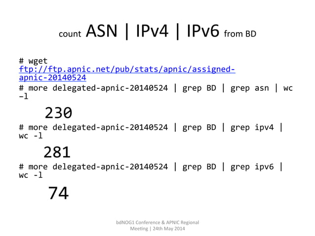 IPv6 deployment status in Bangladesh | PPT
