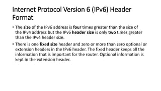 IPV6 Header format.pptx | Computer Networking | Computing