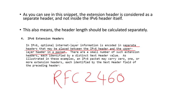IPv6 headers, neighbor solicitation, router advt (Part 1) | PPT