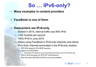 IPv6 in cellular networks - Jordi Palet | PDF