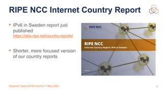 The RIPE NCC’s View of IPv6 in Sweden | PDF | Computer Networking | Computing