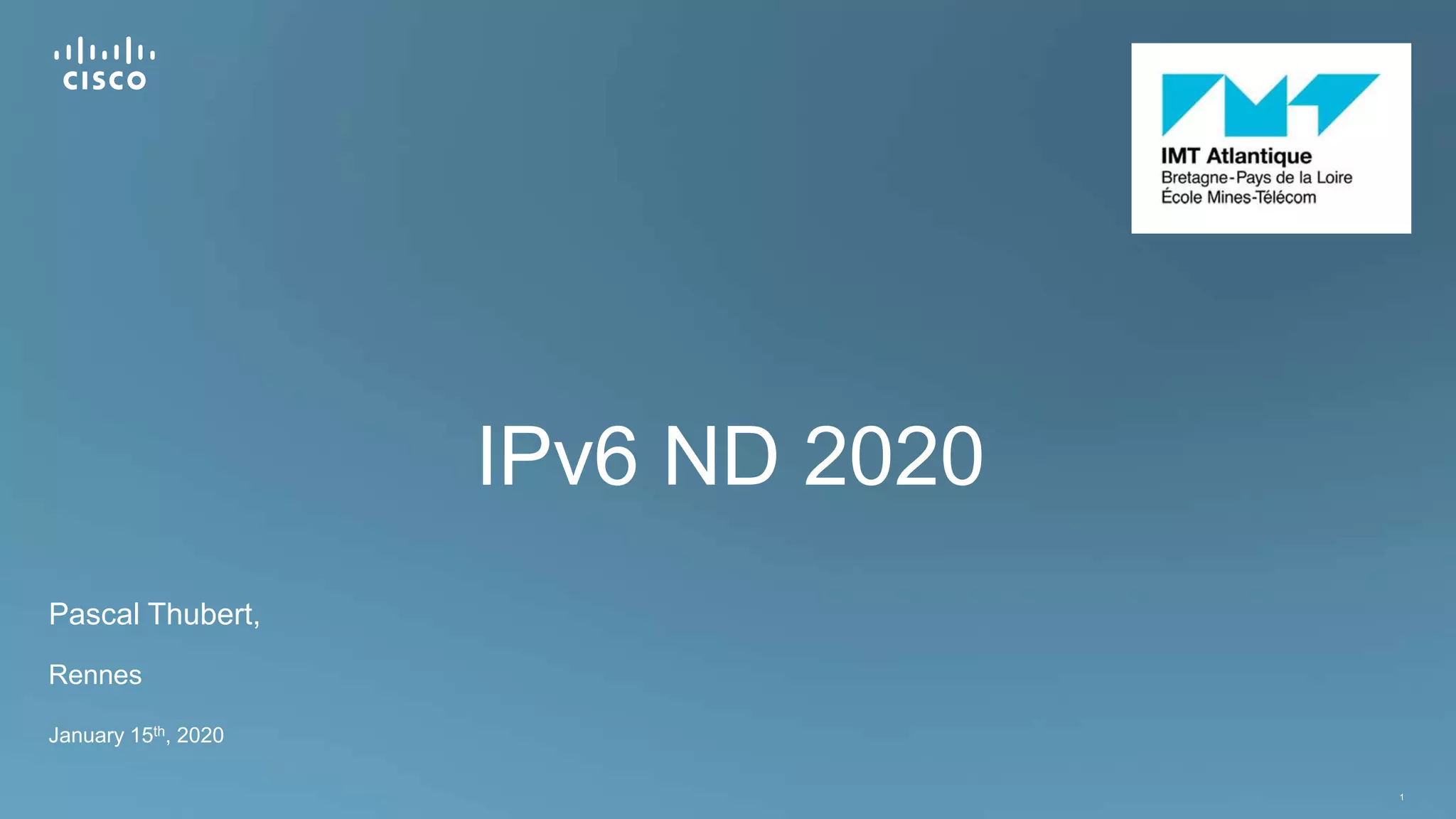 IPv6 ND 2020 | PPT
