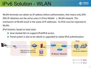 IPv6 Progress in China Mobile | PDF | Computer Networking | Computing