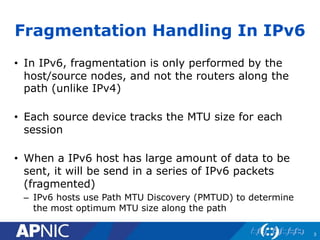 IPv6 Community Event: IPv6 Protocol Architecture | PPT