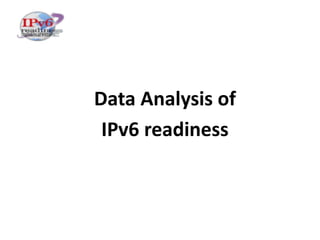 IPv6 Readiness Measurement BoF Report | PPT