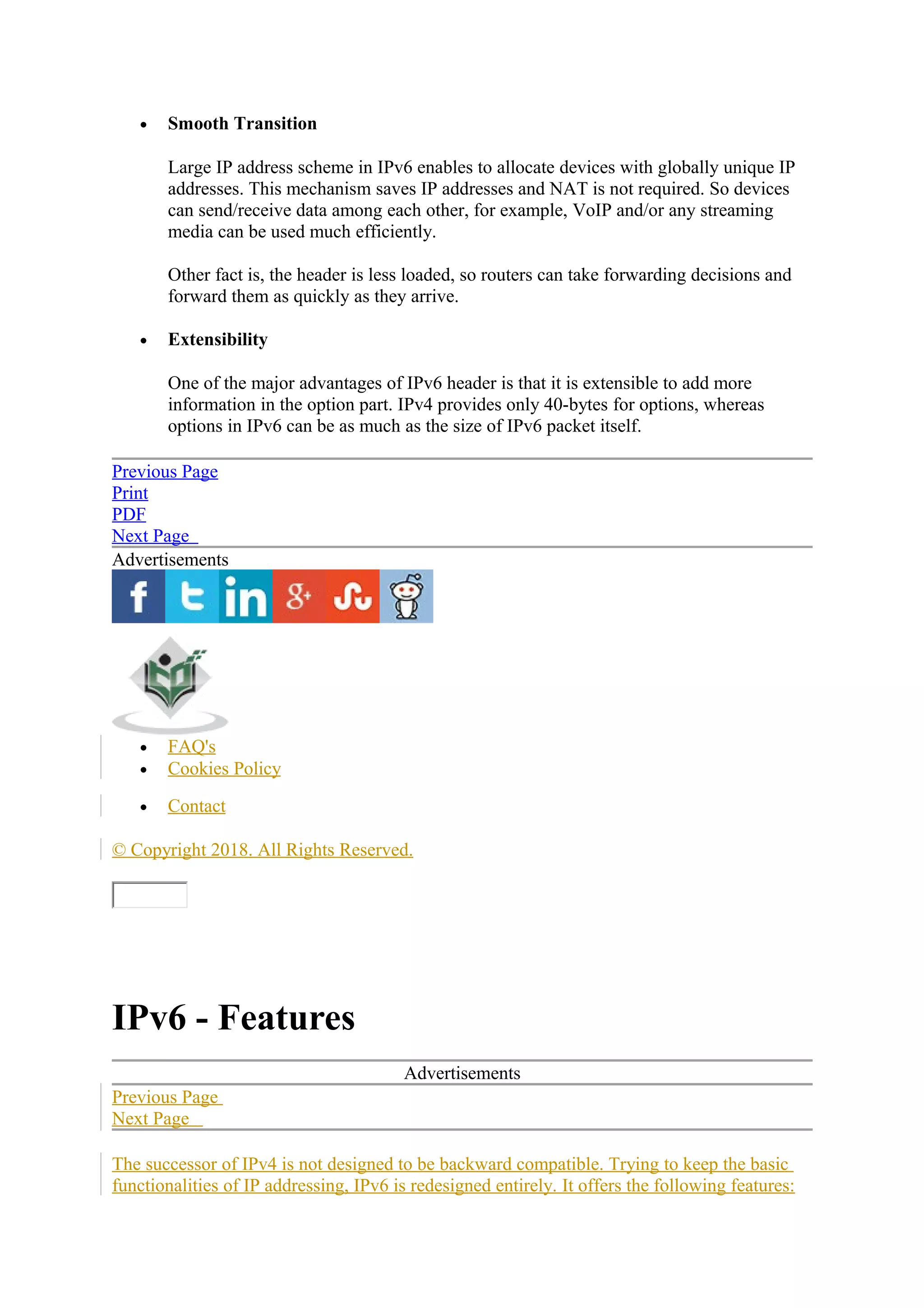 Ipv6 routing | PDF
