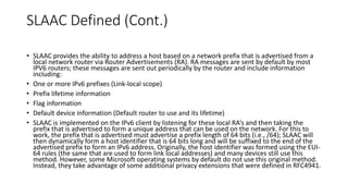 Ipv6 slaac concepts and configuration | PPT