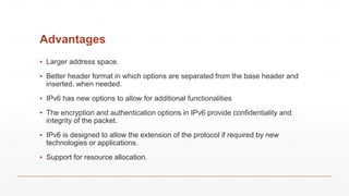 Internet Protocol v6 | PPTX | Computer Networking | Computing