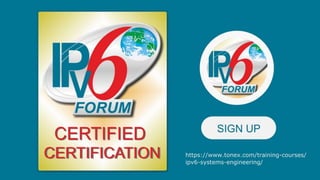IPv6 Systems Engineering Training Course | PPT