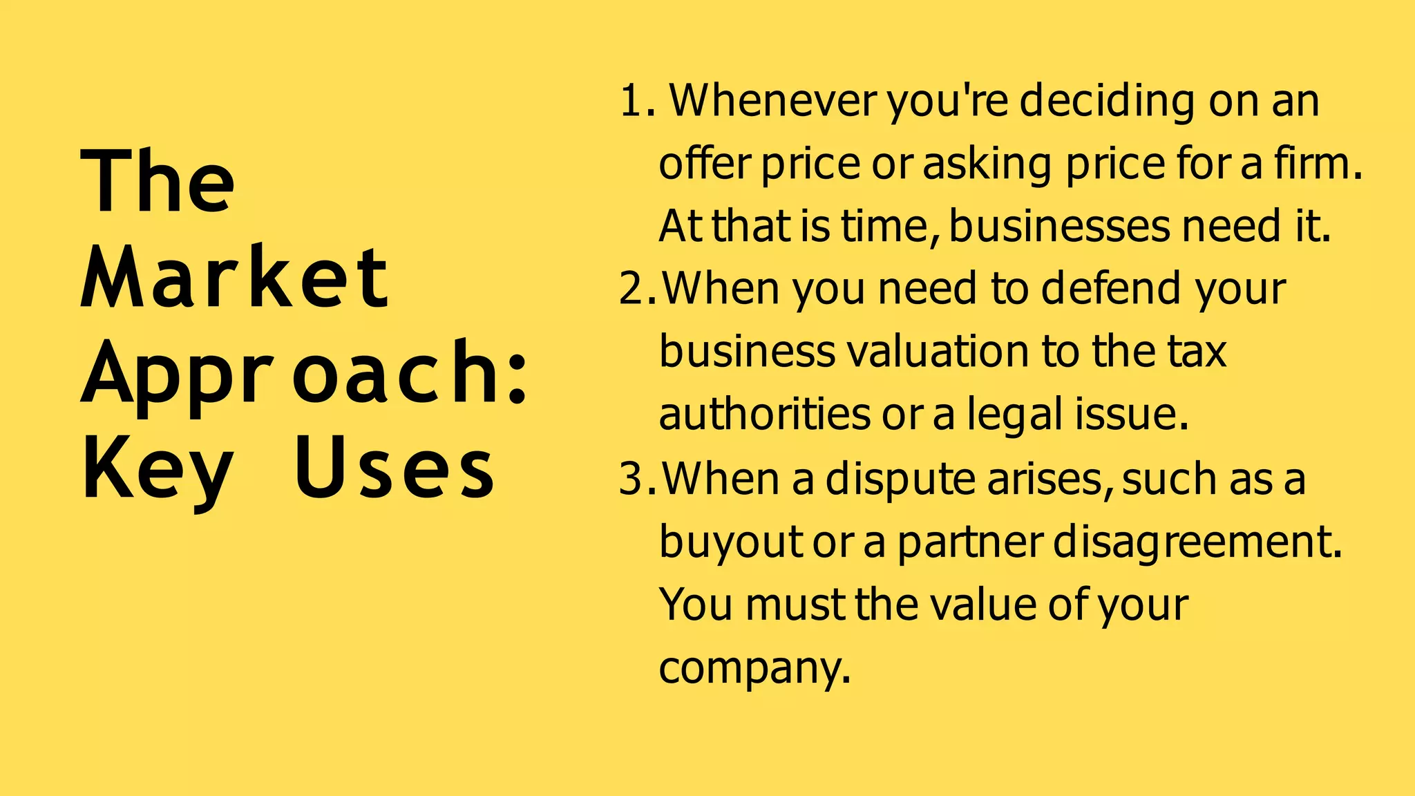 IP Valuation The Market Approach | PPTX