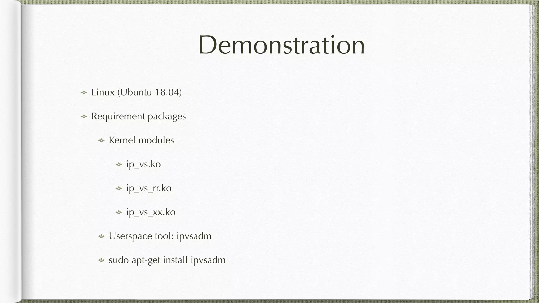 IP Virtual Server(IPVS) 101 | PPT