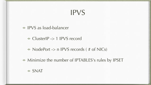 IP Virtual Server(IPVS) 101 | PPT