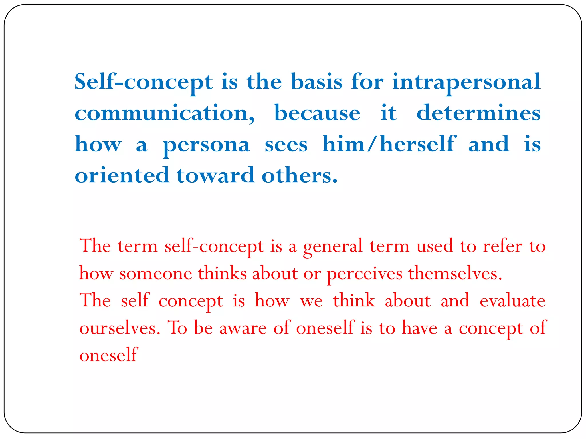 intra and inter personal relations | PPTX