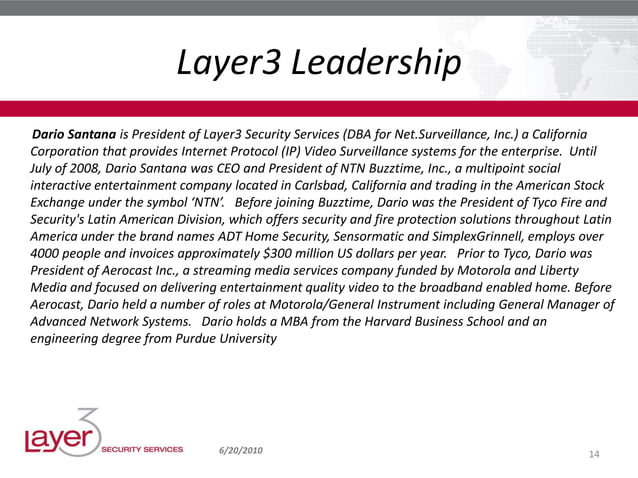 IPVS Solutions from Layer3 Security Services | PDF