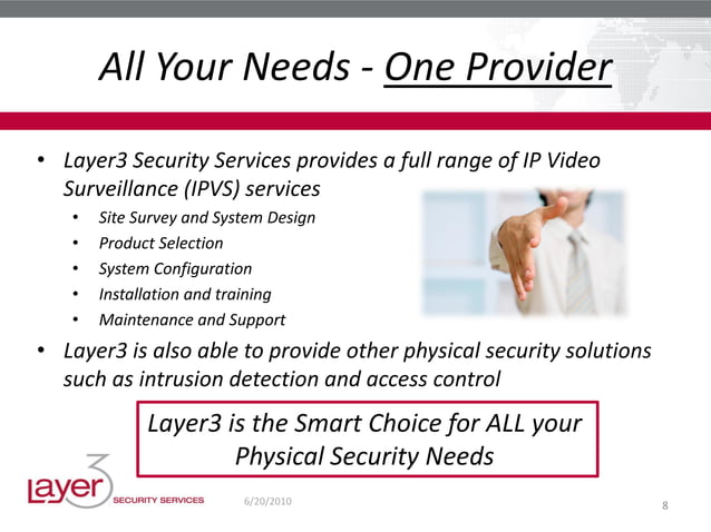 IPVS Solutions from Layer3 Security Services | PDF