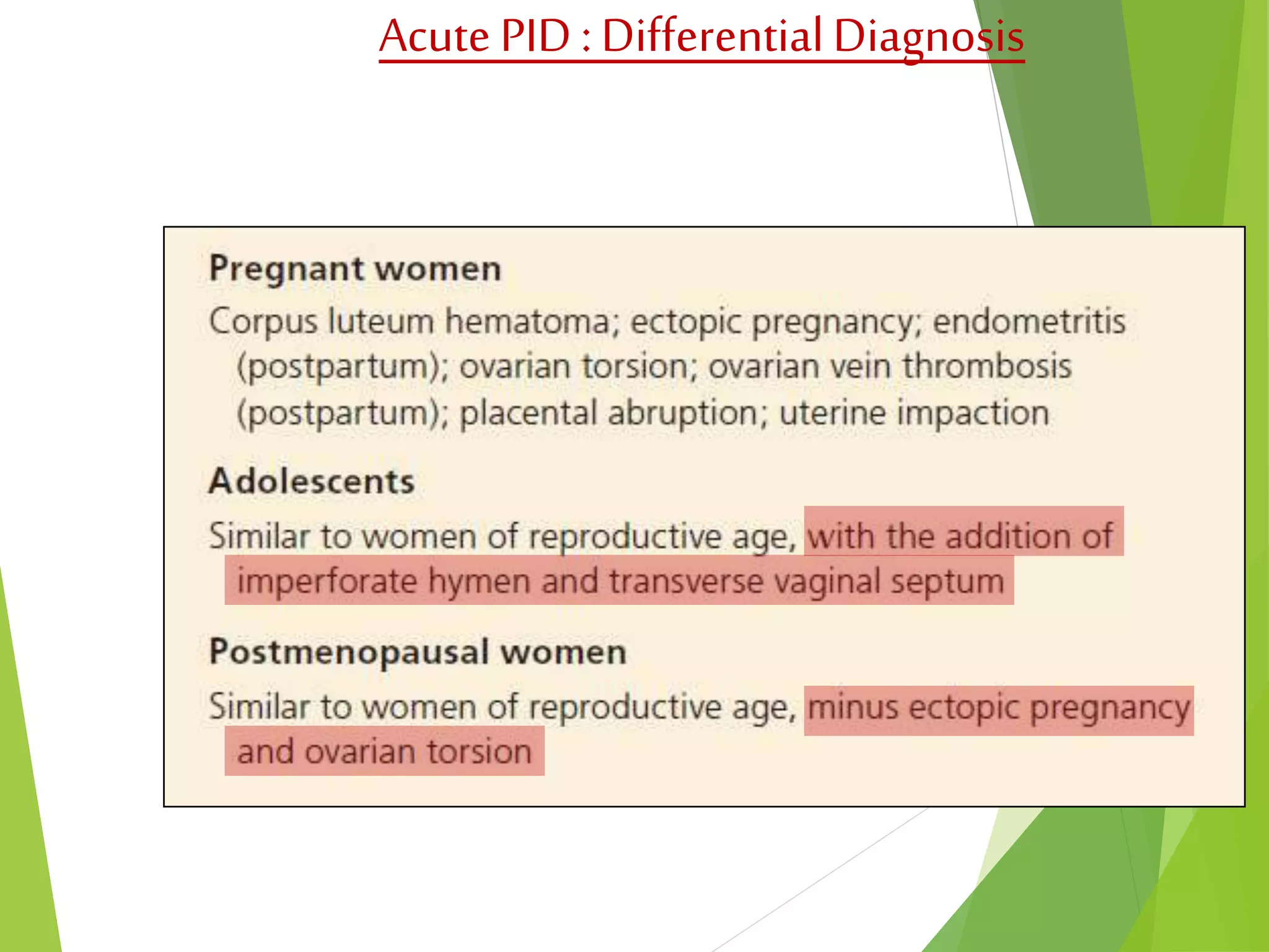 Pelvic inflammatory disease (pid) | PPSX