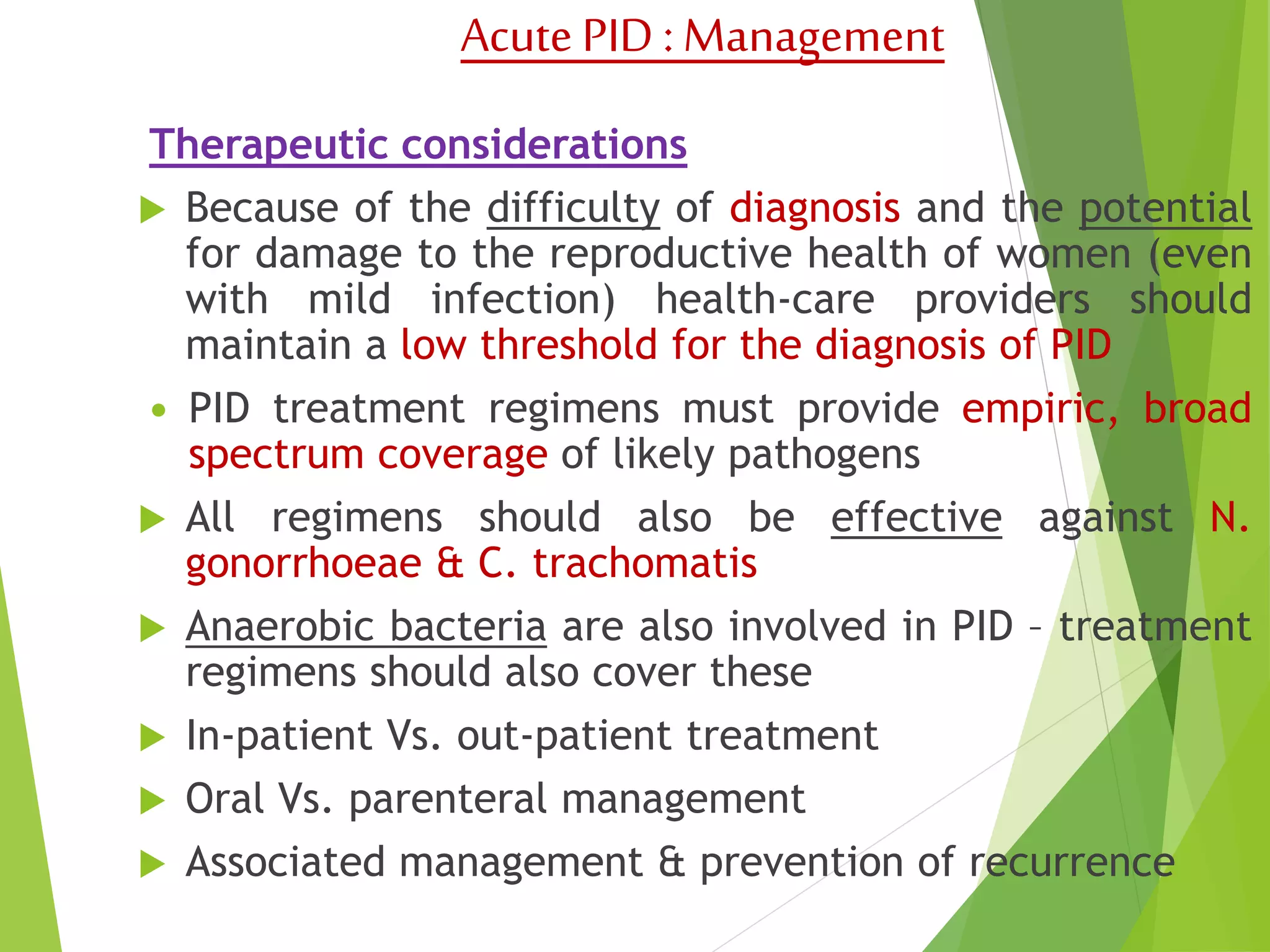 Pelvic inflammatory disease (pid) | PPSX