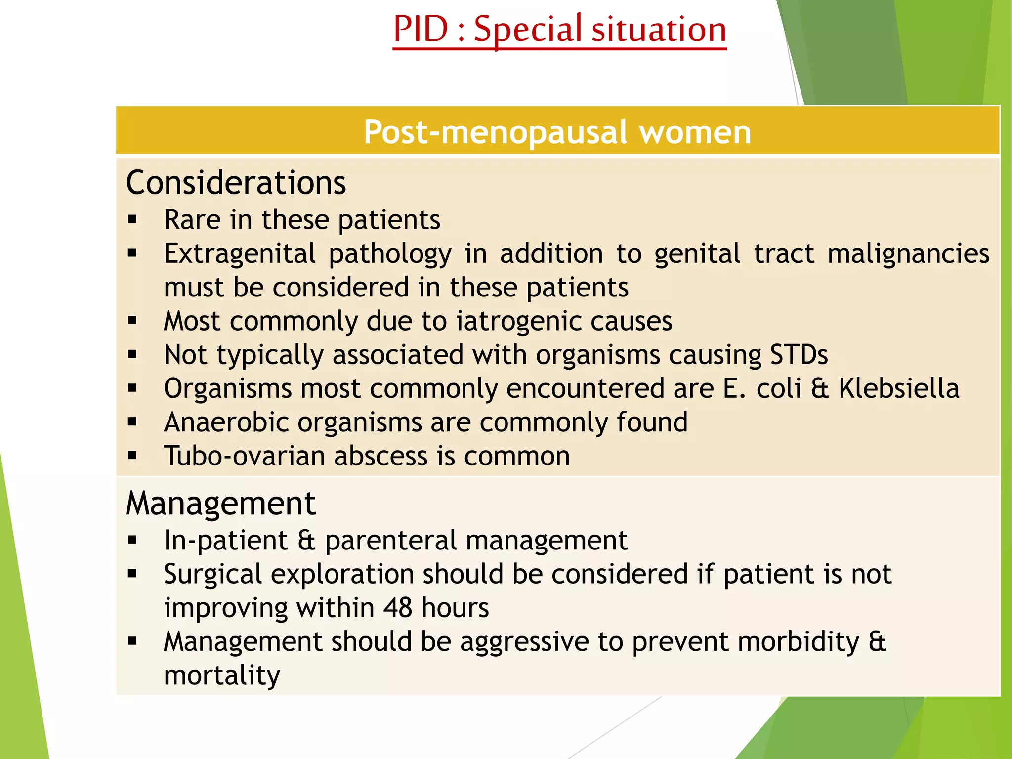 Pelvic inflammatory disease (pid) | PPSX