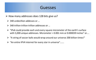 COMPARISON OF IPV4 AND IPV6 presentation | PPTX | Computer Networking ...