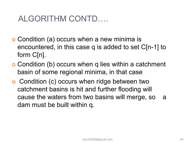 Watershed Segmentation Image Processing | PPTX